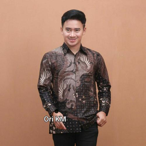 Jual Baju Batik Cowok Lengan Panjang Laki Laki Dewasa Pria Modern ...