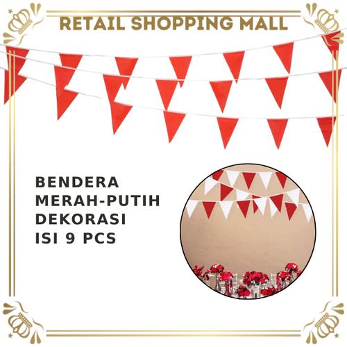 Promo RSM Bendera Merah Putih Segitiga Dekorasi Agustus Banner Flag 9 ...