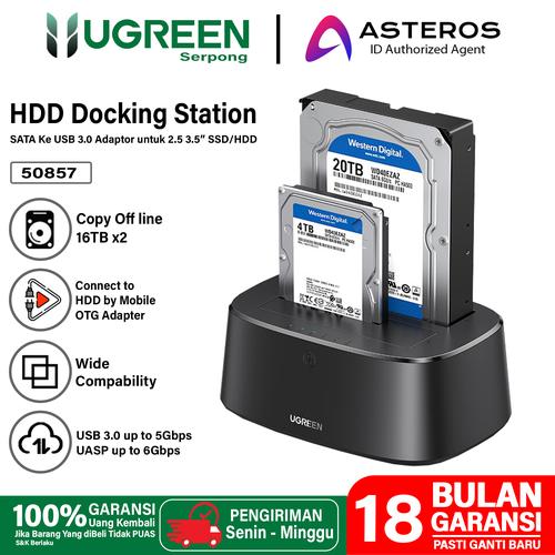 Jual UGREEN Docking Station Hardisk External HDD SSD Sata 2.5 3.5 inch ...