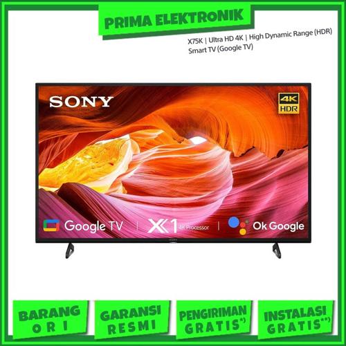 Jual SONY Bravia KD-50X75K 50X75 Android Google TV 4K UHD 50 Inch ...