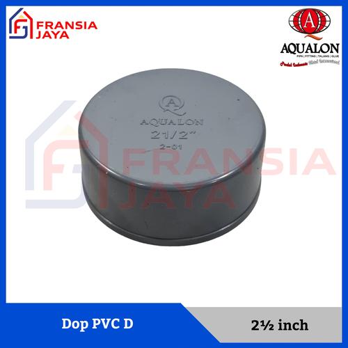 Jual Aqualon Fitting Cap Dop PVC D 2.1/2 inch 2.5 inch Sambungan Pipa ...