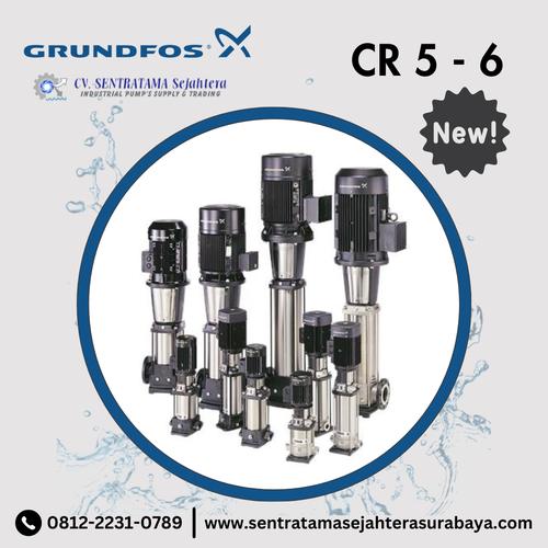 Jual Pompa Air Grundfos Centrifugal Vertical Multistage CR 5-06 (3 ...