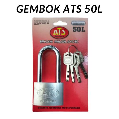 Jual KUNCI GEMBOK ATS 50 MM PANJANG / GEMBOK ATS LEHER PANJANG ...