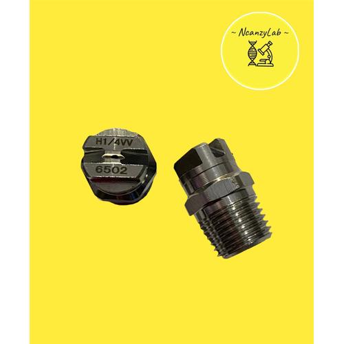 Jual Nozzle Jet Flat Fan Spray V 1/4 Jet Flat Fan Spray Nozzle (6502 ...