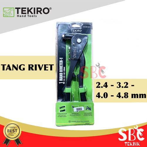 Jual TEKIRO Tang Rivet 2.4 - 3.2 - 4 - 4.8 mm Hand Ripet Paku Tembak ...