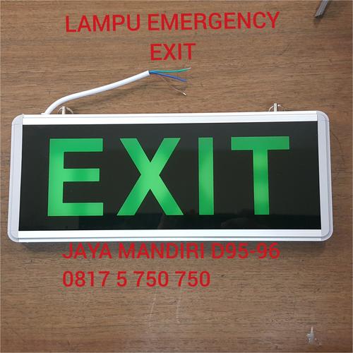 Jual LAMPU LED EXIT SIGN LAMPU EMERGENCY EXIT 2 SISI - Jakarta Pusat ...