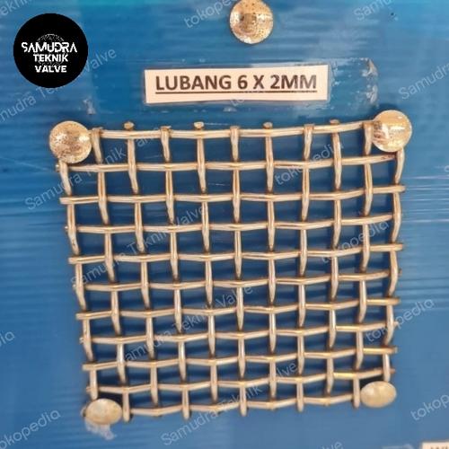 Jual kawat mesh wiremesh 6mm x 2mm x 1 meter stainless SS304 lurus ...