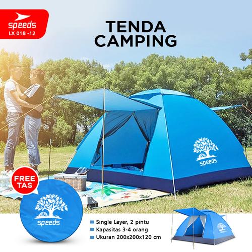 Promo SPEEDS Tenda Camping otomatis portable tipe piramid 018-7 - -3 ...