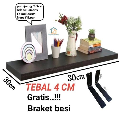 Jual ambalan dinding tebal 4cm,rak ambalan dinding minimalis size ...