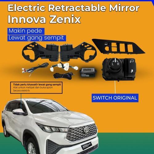 Jual Retract Innova ZENIX Switch Original + Modul / Spion Lipat Innova ...