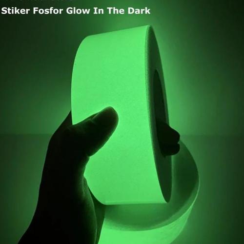 Jual Sticker Menyala Ditempat Gelap / Fosfor Tape 5 cm x 5 meter ...