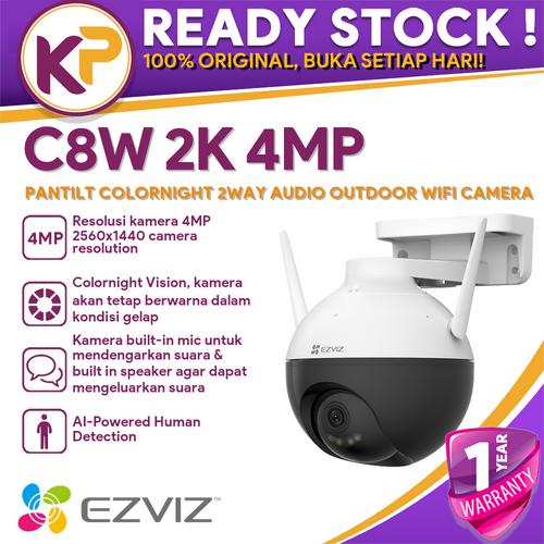 Promo CCTV WIFI KAMERA IP CAMERA WIRELESS EZVIZ C8W PTZ 360 4MP 2K ZOOM ...