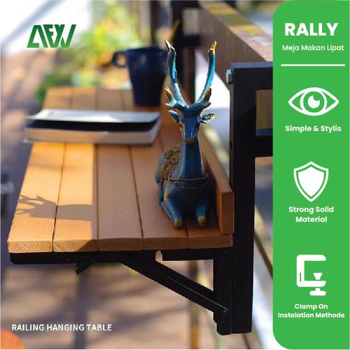 Jual RALLY Meja Makan Lipat Balkon Meja Kerja Gantung Coffee Table ...