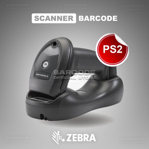 Promo Scanner Barcode Motorola Zebra Symbol LI4278 Wireless 1D Port PS2 ...