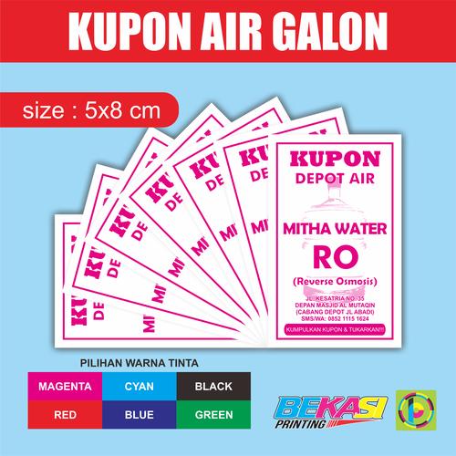 Jual Kupon Depot Air Minum Isi Ulang / Refill Galon - Kota Bekasi ...