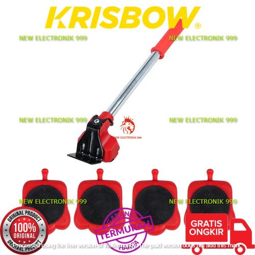 Jual Krisbow Troli Pindah Moving Tool 100kg Lifter Carrier Wheel Bar ...