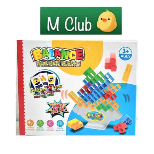 Jual Mainan balok keseimbangan Tetra tower block balancing Family game ...