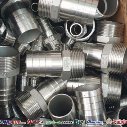 Jual Nepel selang stainless 3/8 inch ss304 - Hex Nepel - Jakarta Barat ...