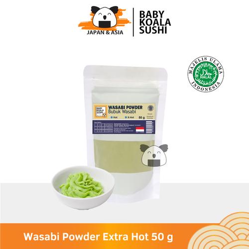 Jual WASABI Powder EXTRA HOT 50g&100g Halal │ Pasta Wasabi Bubuk Import ...