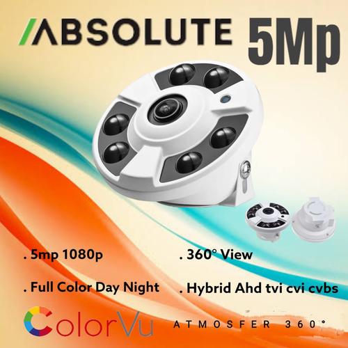 Jual Cctv 360° Colorvu 5Mp ABSOLUTE Malam Tetap Berwarna cocok Semua Dvr - Jakarta Barat ...