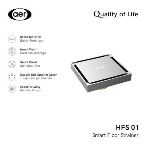 Jual AER Avur Lantai / Saringan Got Kamar Mandi Smart Drain tipe HFS 01 ...