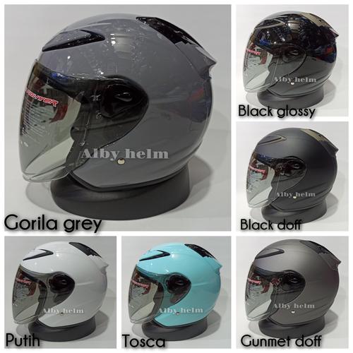 Jual HELM NHK NEW R6 SOLID S - Black glossy, M - Jakarta Selatan - Alby ...