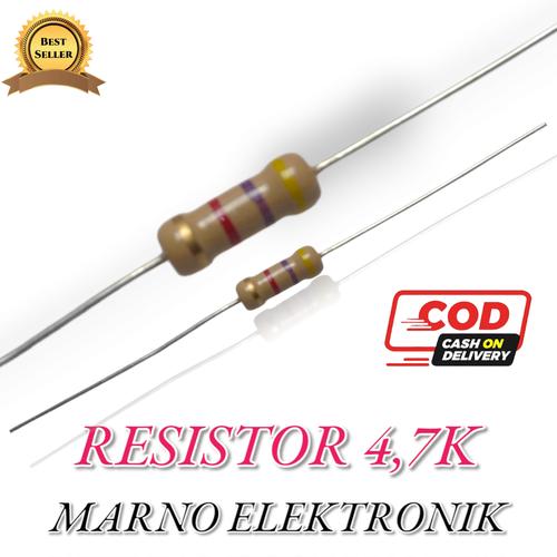Jual RESISTOR 1/2 0,5 WATT 4,7K 6,8K 8,2K 5K 10K 12K 15K 18K 22K 27K ...