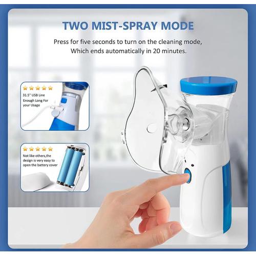 Promo Inhaler Nebulizer Uap Bayi Pilek Asma Portable dengan USB ...