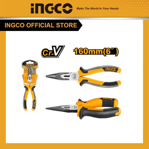 Promo Ingco Tang Lancip 6 Inch HLNP28168 Long Nose Plier Industrial ...