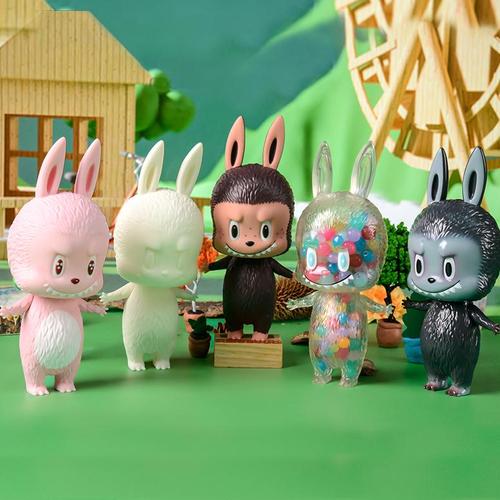 Jual FT002 Longjiasheng Zimomo Color Bean Labubu Small Freckles Labubu ...