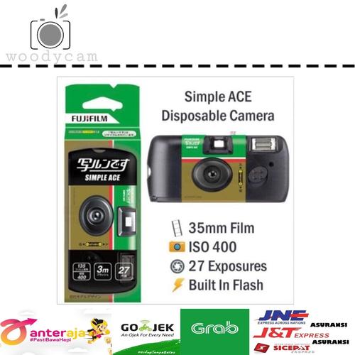Jual fujifilm disposable camera simple ace 400 / kamera sekali pakai ...
