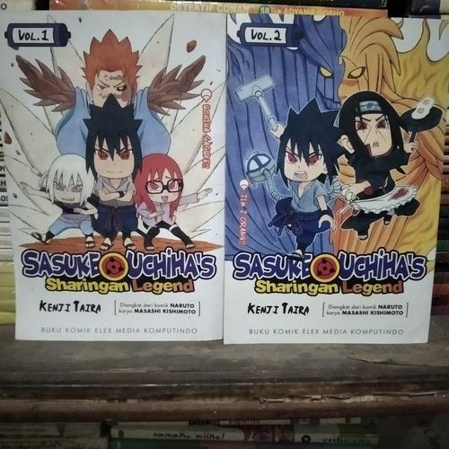 Jual Komik Sasuke Uchiha's Sharingan Legend Vol 1 & 2 Set Segel Ori ...