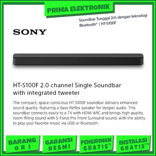Jual Sony HT-S100F Speaker Soundbar 2.0Ch Bluetooth HT-S100 HTS100F ...