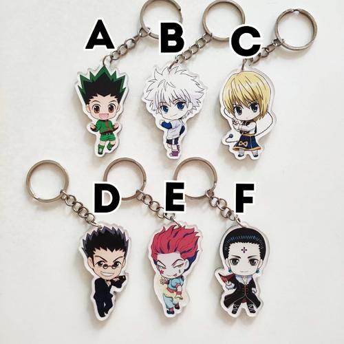 Jual Keychain Anime Hunter x Hunter 2 Gon Killua Kurapika Leorio Hisoka ...