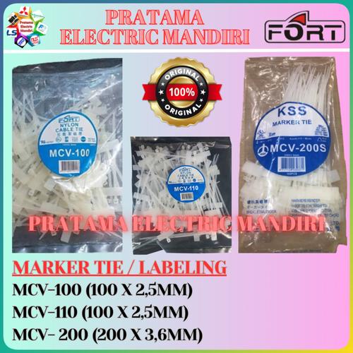 Jual FORT LABELLING MARKER TIE TIES MCV-100 MCV-110 MCV-200 MCV 100 110 ...