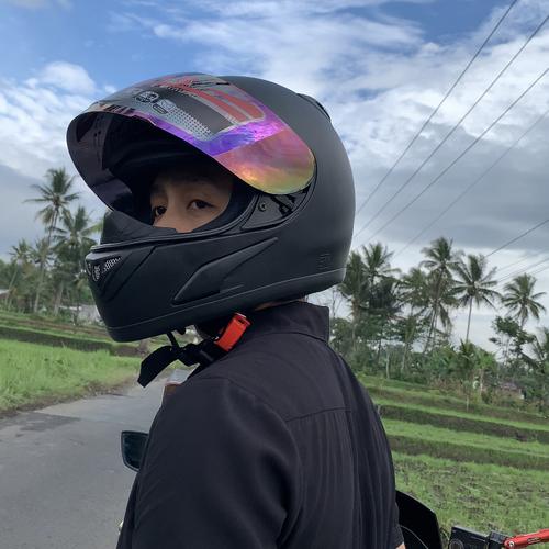 Jual Helm JPN Full Face SNI Racing MotoGP Model Tanduk - Hitam Glossy ...