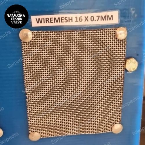 Jual kawat mesh wiremesh 16mm x 0,7mm x 1 meter stainless SS304 lurus ...