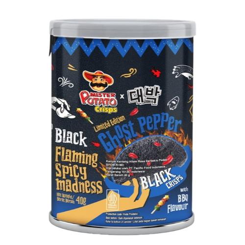 Jual MISTER POTATO Crips Ghost Pepper Keripik Kentang Hitam Barbeque 40 ...