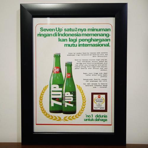 Jual Iklan Lawas 7UP SEVEN UP - Wall Decor Pajangan Minuman Klasik ...