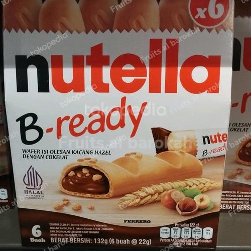 Jual Nutella B-Ready| cokelat dengan lapisan hazel/ pack - Jakarta ...