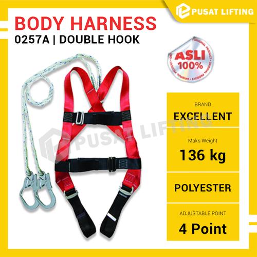 Jual Body Harness Safety Double Hook Excellent 0257A Big Hook Full Body - Jakarta Barat - Pusat ...
