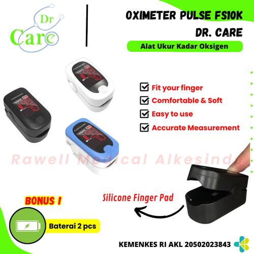 Jual Finger Pulse Oximeter Dr Care / Alat Ukur Kadar Oksigen / Saturasi ...