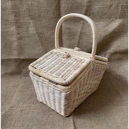 Promo Keranjang Rotan Mahogany/ keranjang multifungsi/ rattan picnic ...