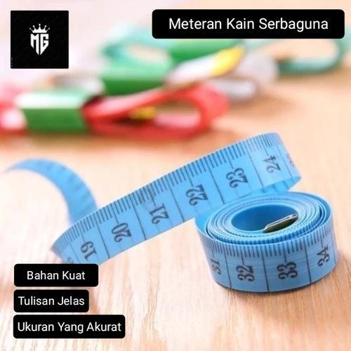 Jual Meteran Jahit Pengukuran Badan 150 Cm Meteran Mini Penjahit Baju ...