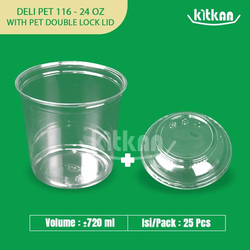 Jual Wadah Deli 24 Oz Tempat Salad / Buah / Rujak Deli Food Container ...