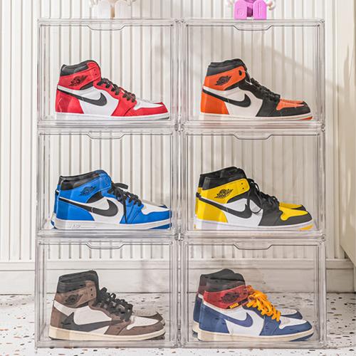 Jual [CRYSTAL] Boot Box Full Acrylic Display Box Transparent Extra ...