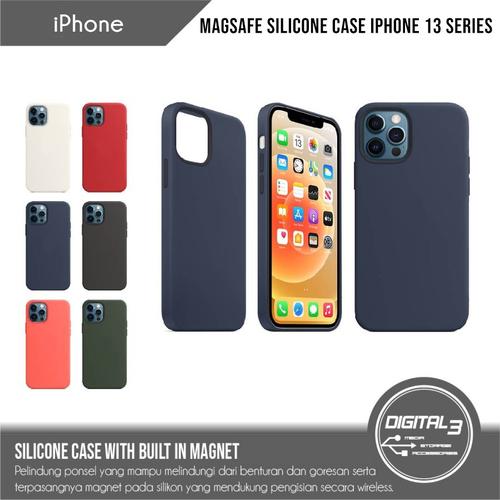 Jual Silicone Case Magnetic iPhone 13 /pro / Max Soft Casing Silikon ...