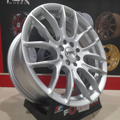 Jual Pelek Racing murah r17 warna silver cocok buat vios city OSTER HSR ...