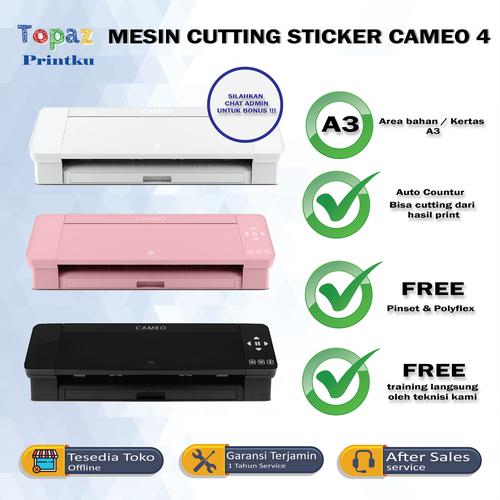 Jual Mesin Cutting Sticker Silhouette Cameo 4 - CAMEO 4 - PUTIH ...