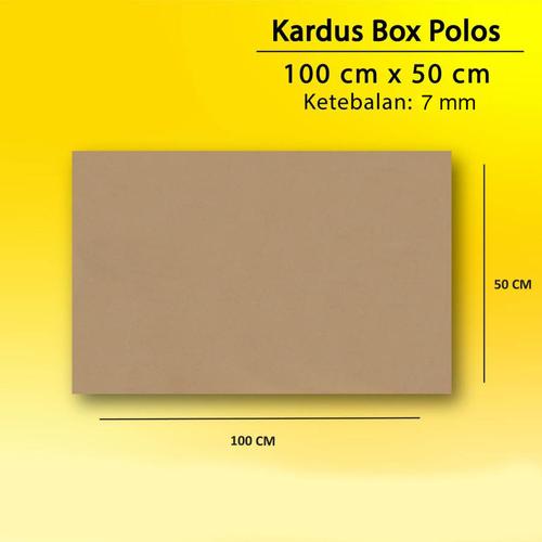 Jual KARDUS - KARTON LEMBARAN POLOS UKURAN 100 X 50 CM (7mm) - Layer ...